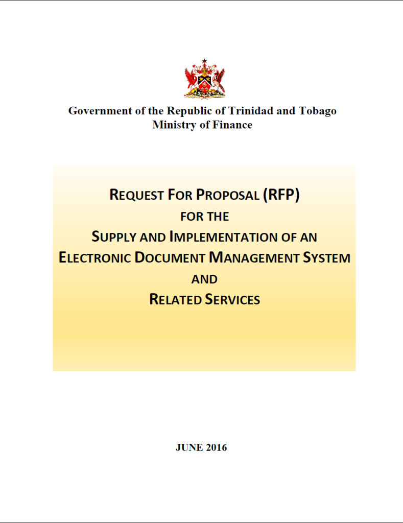 REQUEST FOR PROPOSAL (RFP) for the Supply and Implementation of an ...