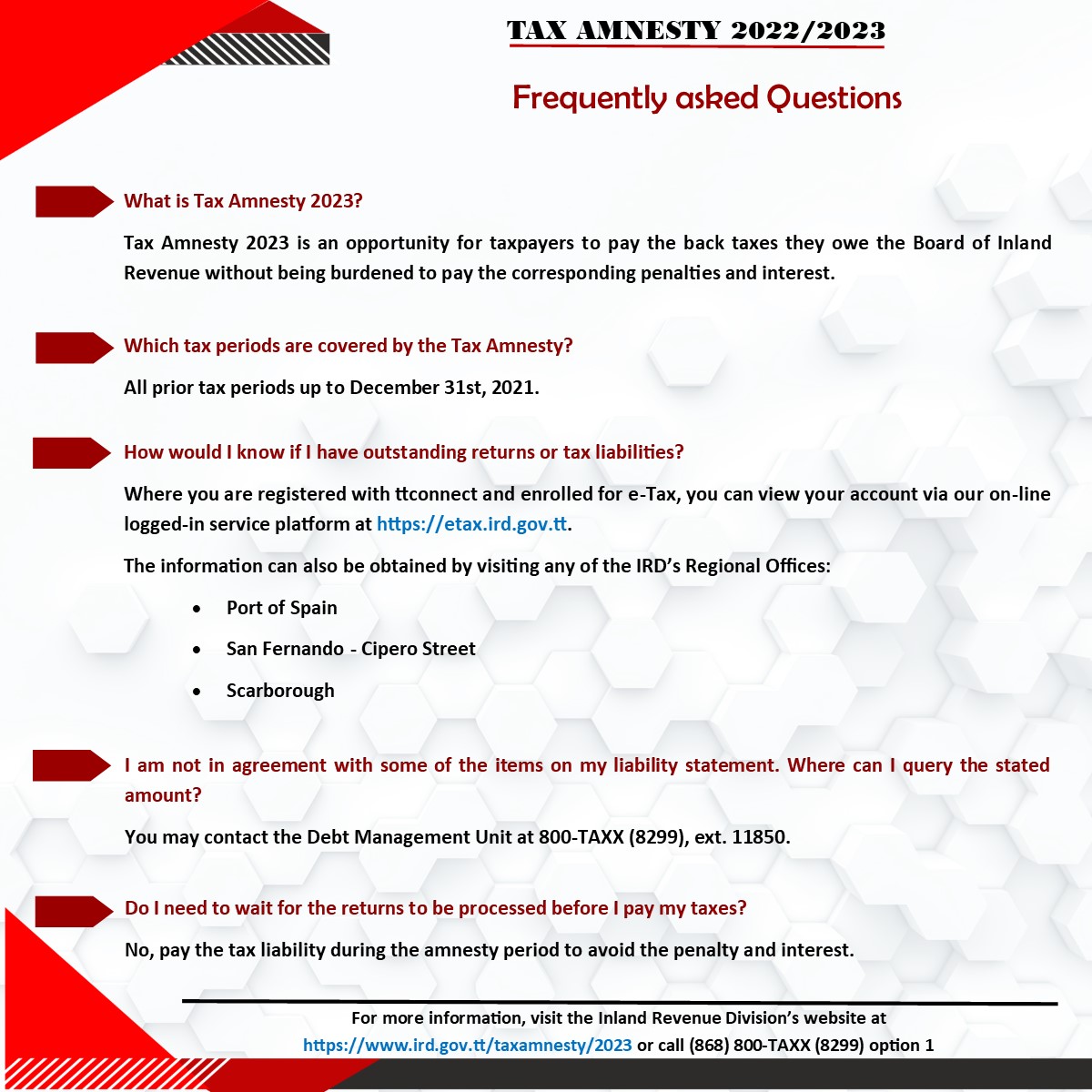 Public Notice – Tax Amnesty 2022/2023 – Ministry of Finance